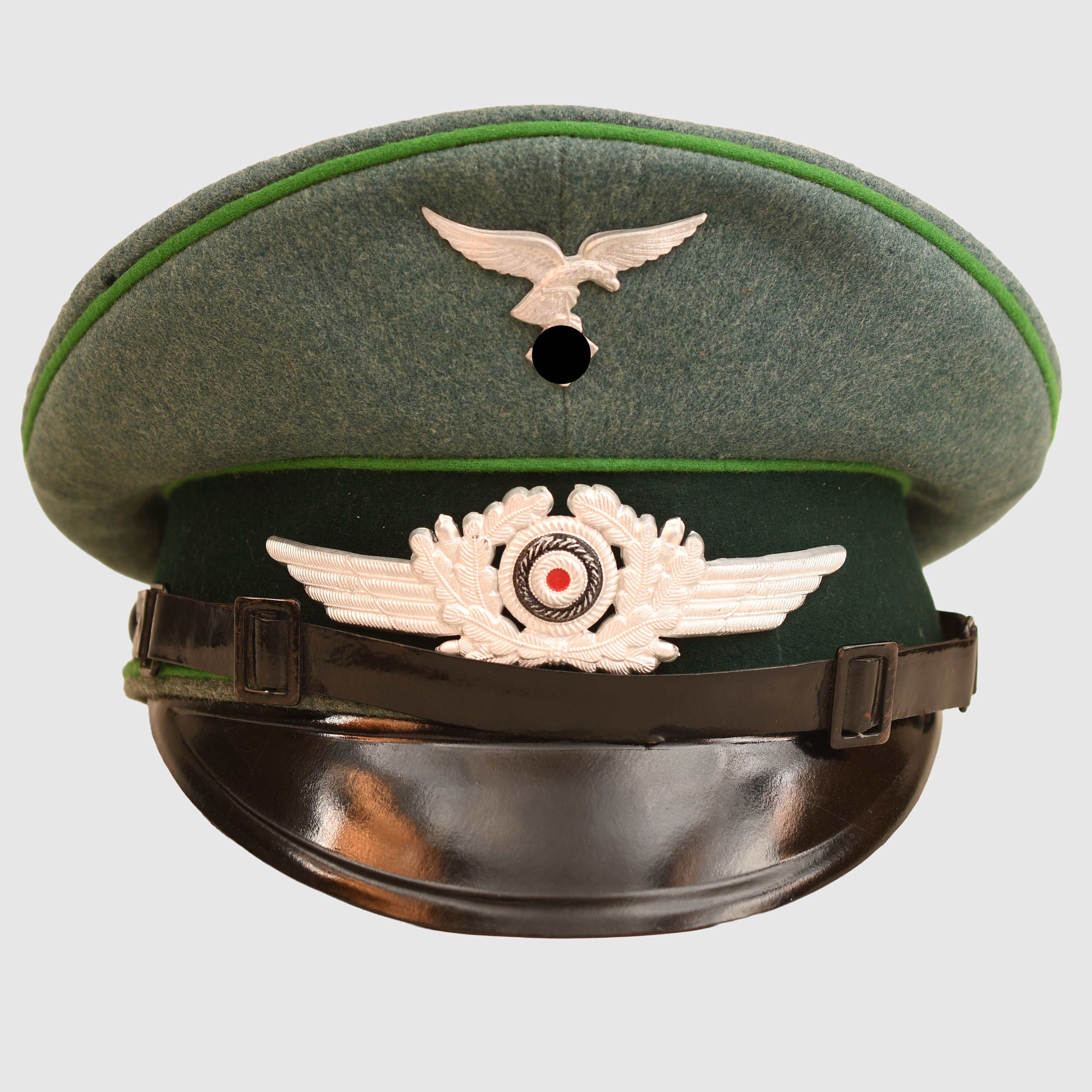 GERMAN WWII LPG GENERAL GOERING ENLISTED MANS OR NCO VISOR CAP ...
