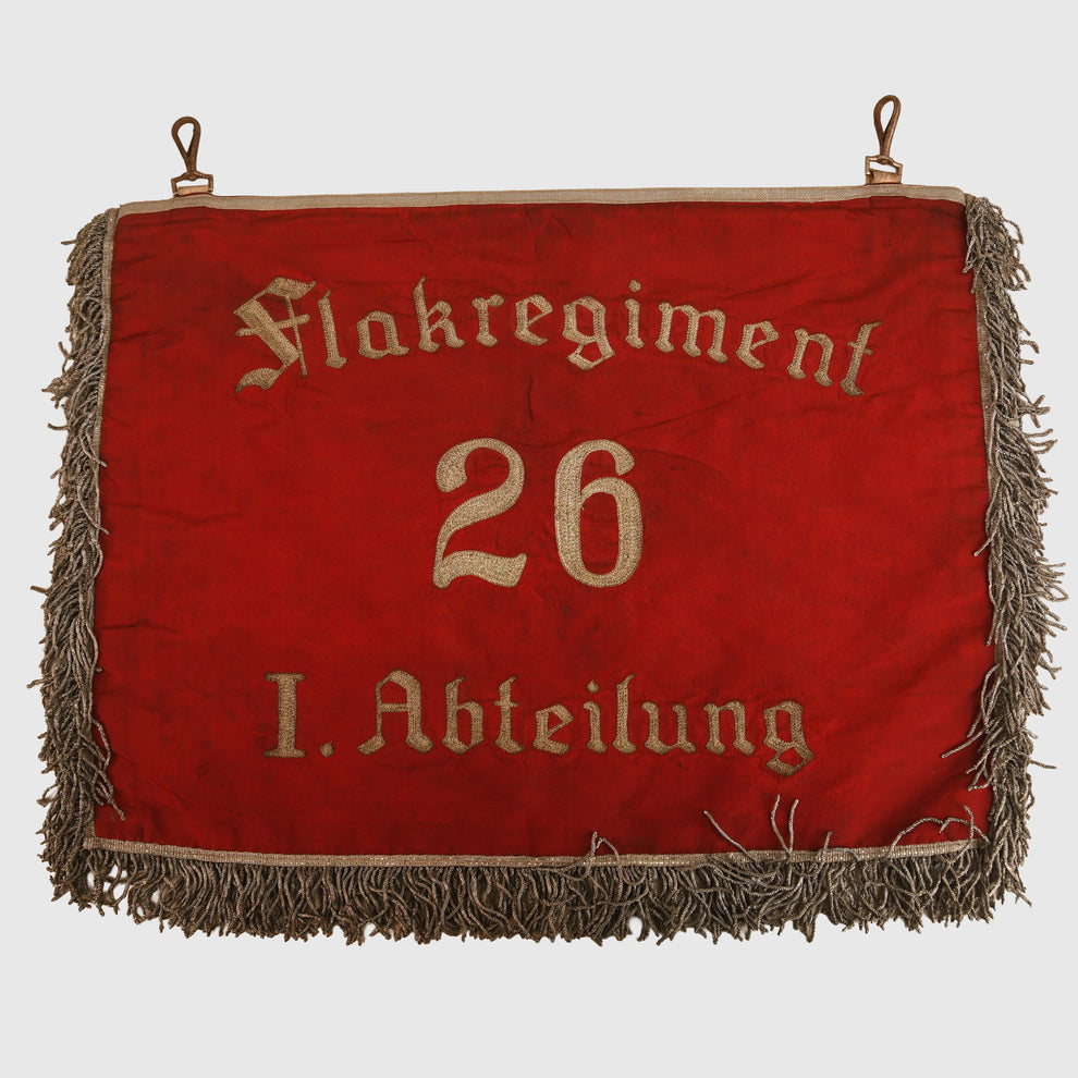 German WWII Luftwaffe Flak Regiment Trumpet Banner – Regimentals ...