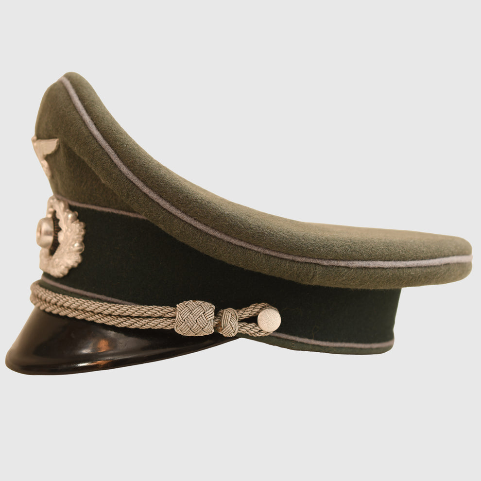 German WWII Propaganda Company Double Erel Marked Officer's Visor Cap ...