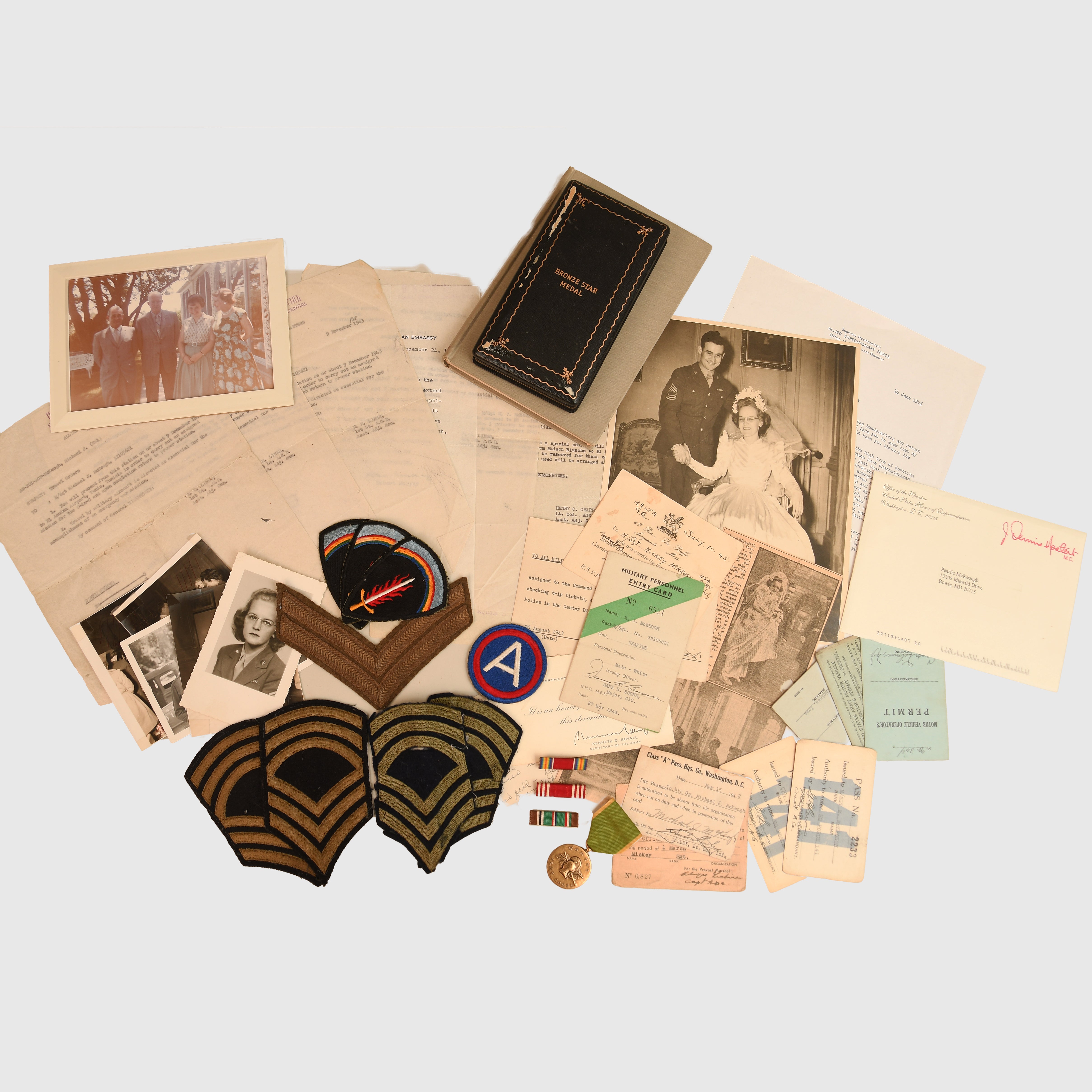 US WWII General Eisenhower Aide Grouping – Regimentals Militaria Museum