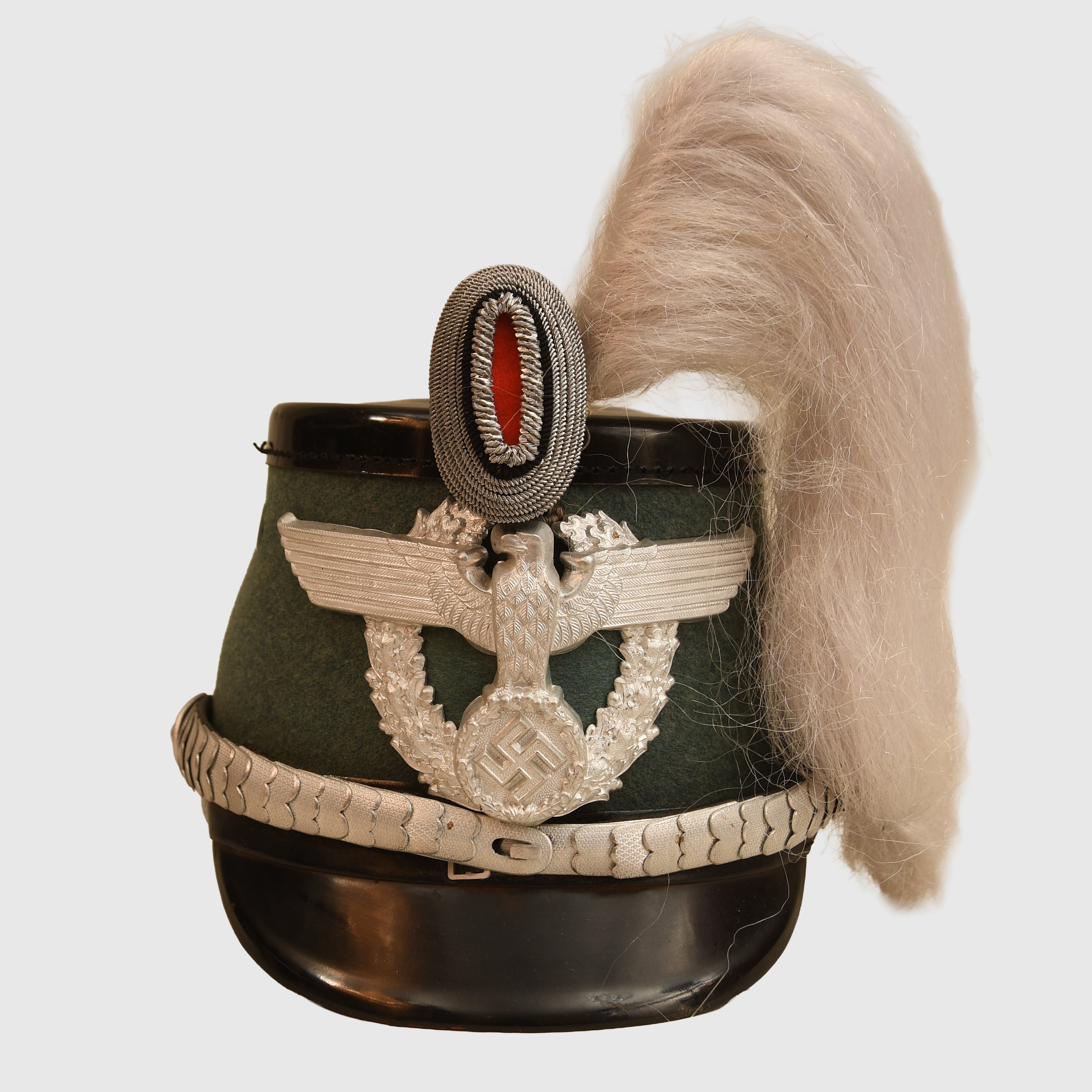 GERMAN WWII MUNICIPAL POLICE OFFICERS SHAKO – Regimentals Militaria Museum