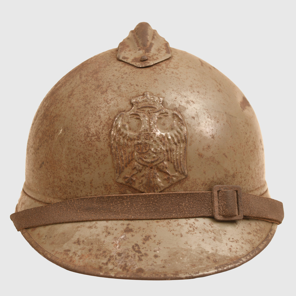 SERBIAN WWI ADRIAN HELMET – Regimentals Militaria Museum