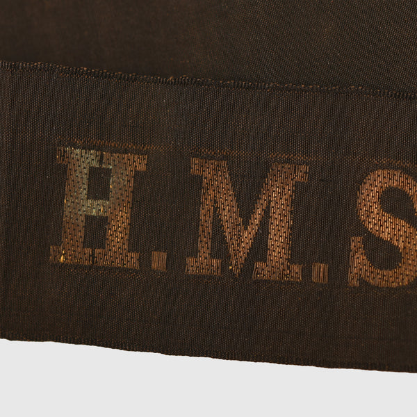 BRITISH WWII HMS ACHILLES SHORTENED CAP TALLY – Regimentals Militaria ...