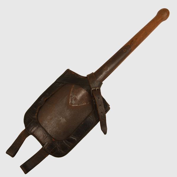 GERMAN WWII SOLDIERS ENTRENCHING TOOL WITH LEATHER COVER – Regimentals ...