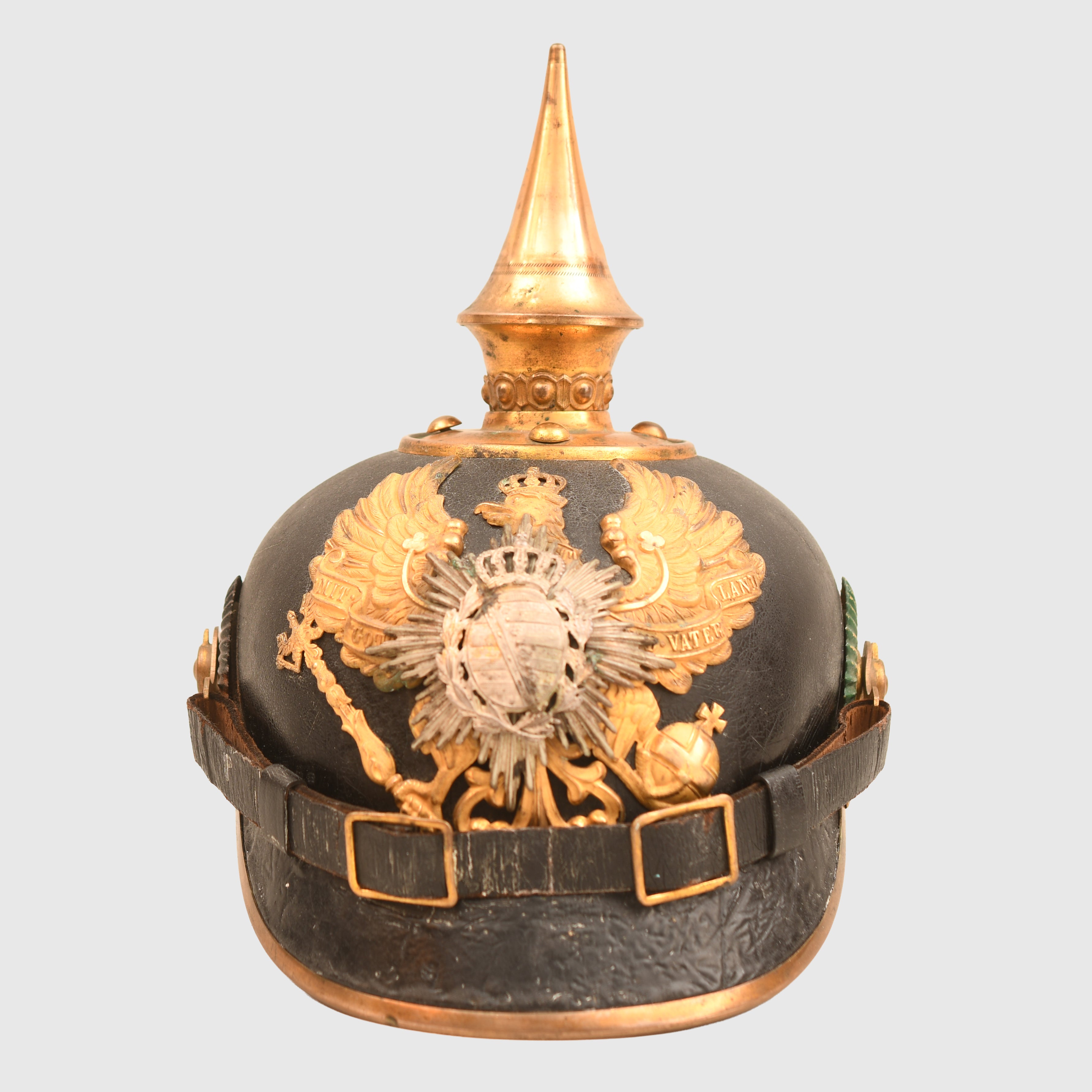 WWI IMPERIAL GERMAN THURINGEN INFANTRY REGIMENT NCO PICKELHAUBE ...