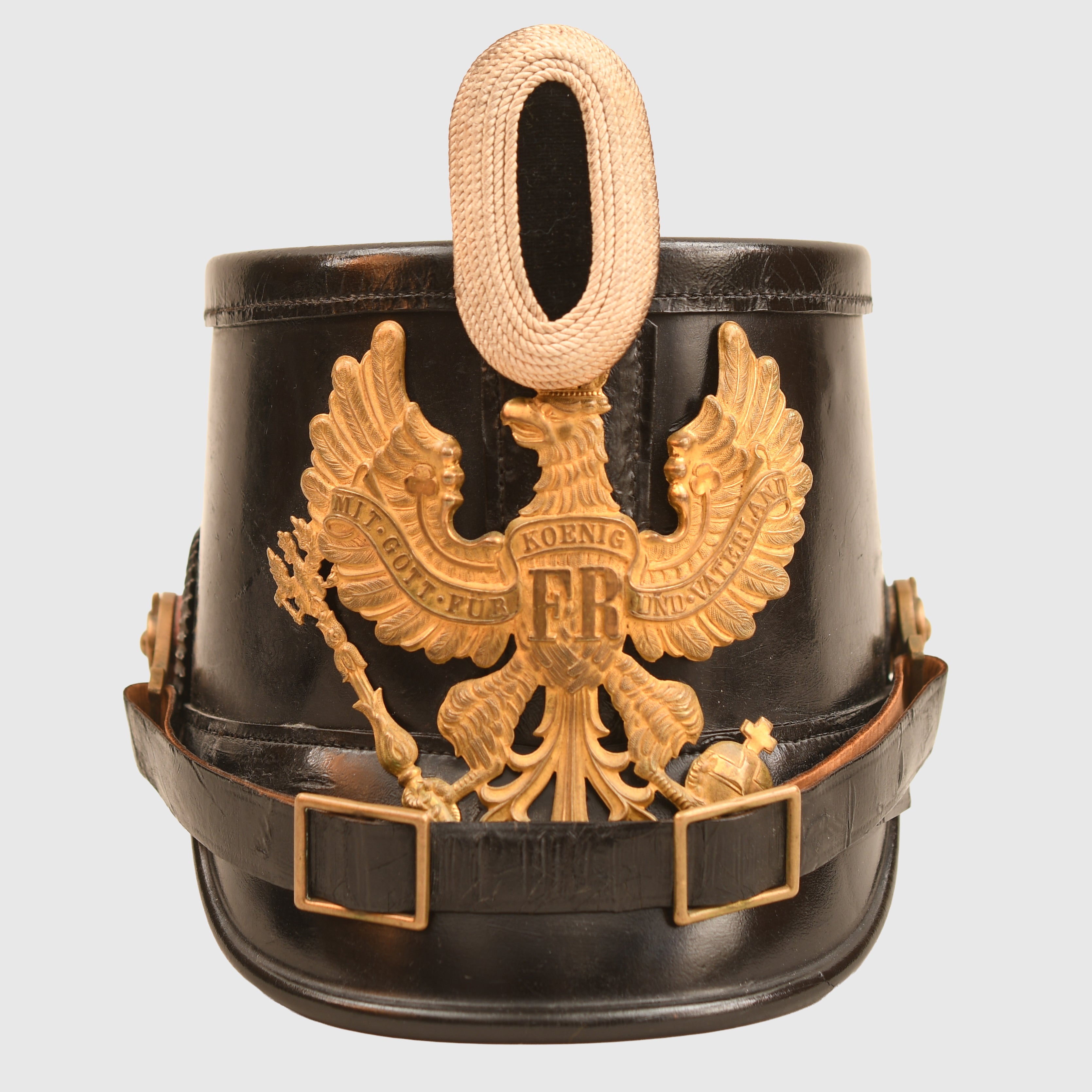 WWI IMPERIAL GERMAN PRUSSIAN NCO JAGER SHAKO – Regimentals Militaria Museum