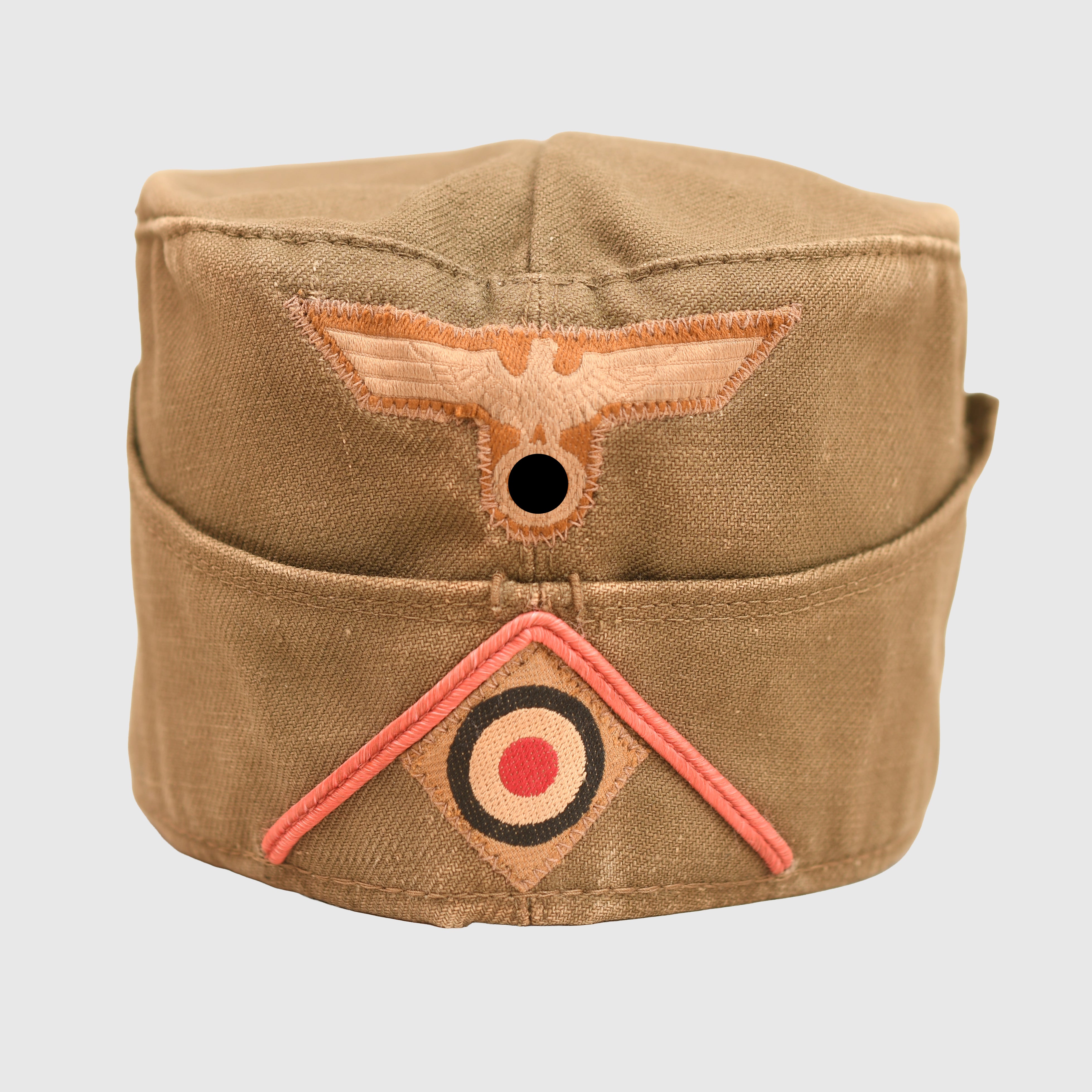 GERMAN WWII ARMY AFRIKAKORPS PANZER ENLISTED RANKS OVERSEAS CAP ...