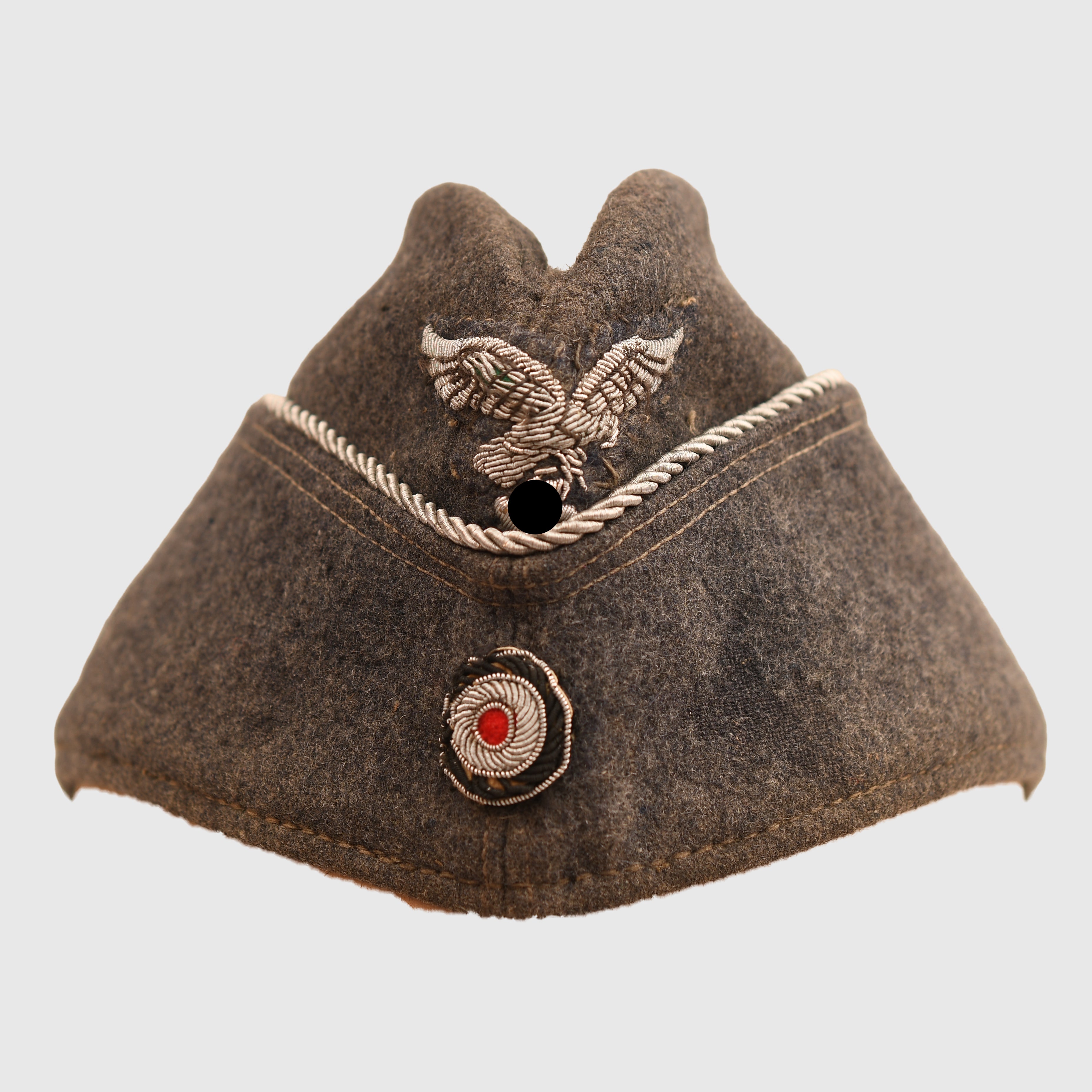 GERMAN WWII LUFTWAFFE OFFICERS OVERSEAS CAP – Regimentals Militaria Museum