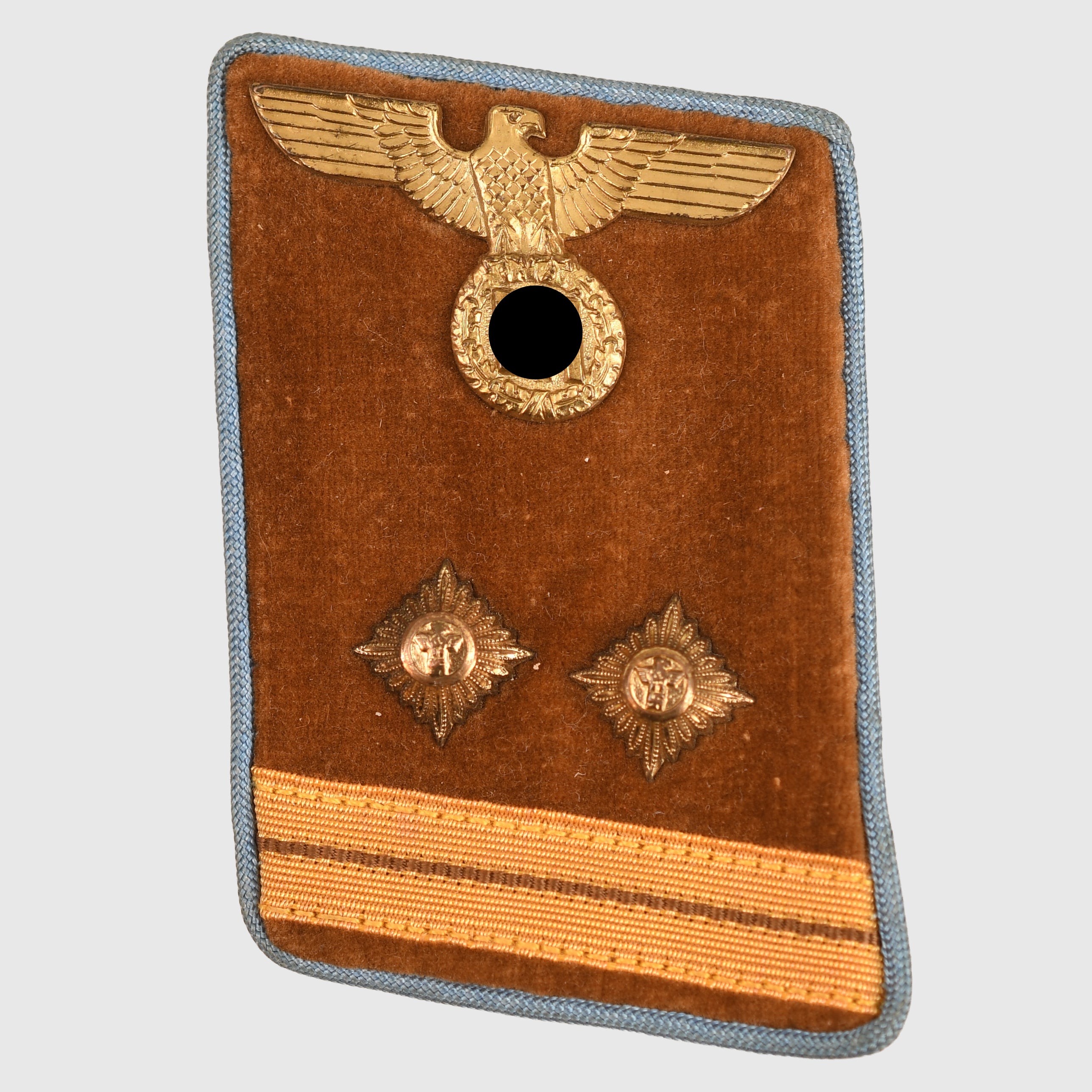 GERMAN WWII NSDAP OBER-GEMEINSCHAFTSLEITER SINGLE COLLAR PATCH ...