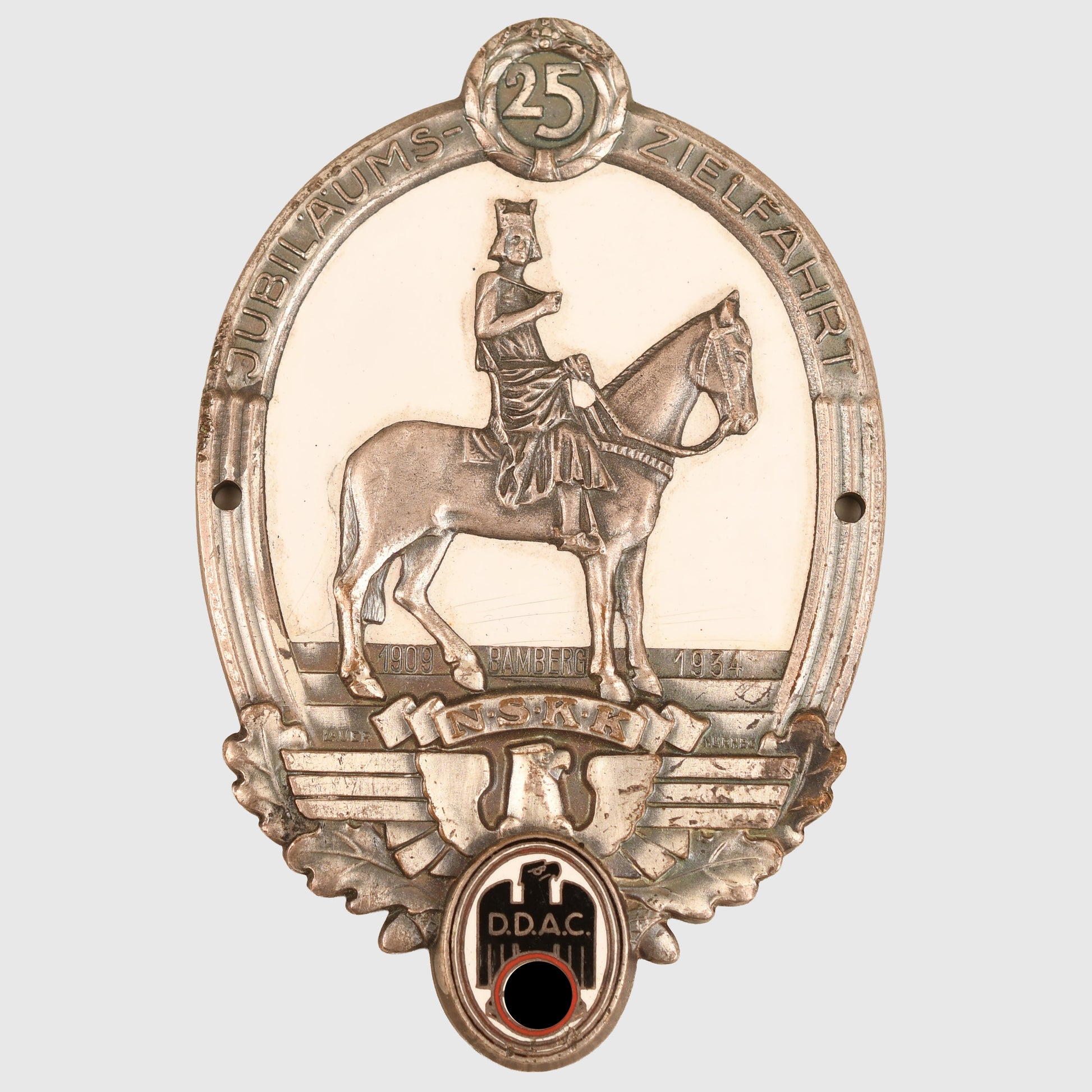 GERMAN WWII NSKK 1934 COMMEMORATIVE PLAQUE – Regimentals Militaria Museum