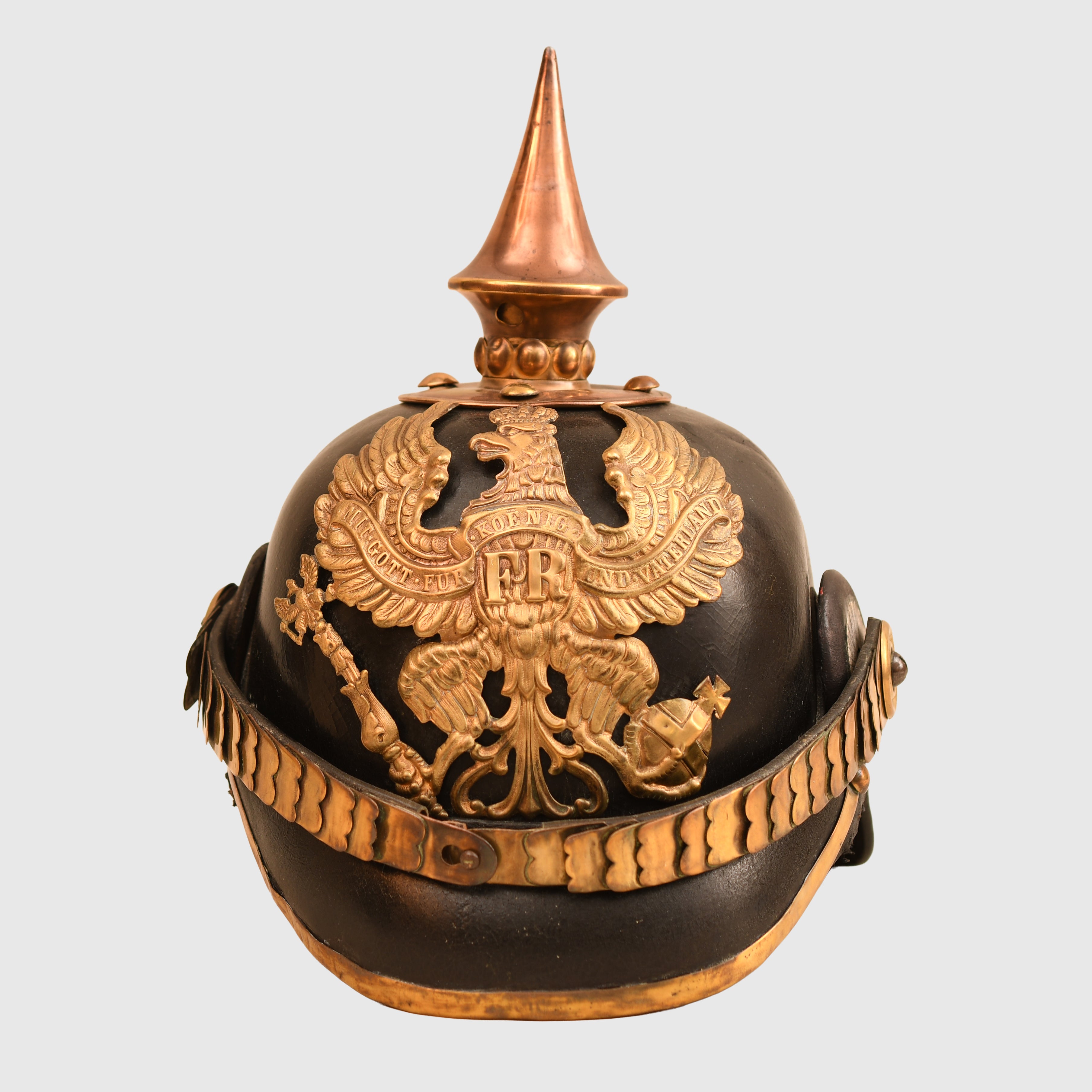 PRUSSIAN 1869 PICKELHAUBE, HANOVARIAN INFANTRY REGIMENT NO.74 ...