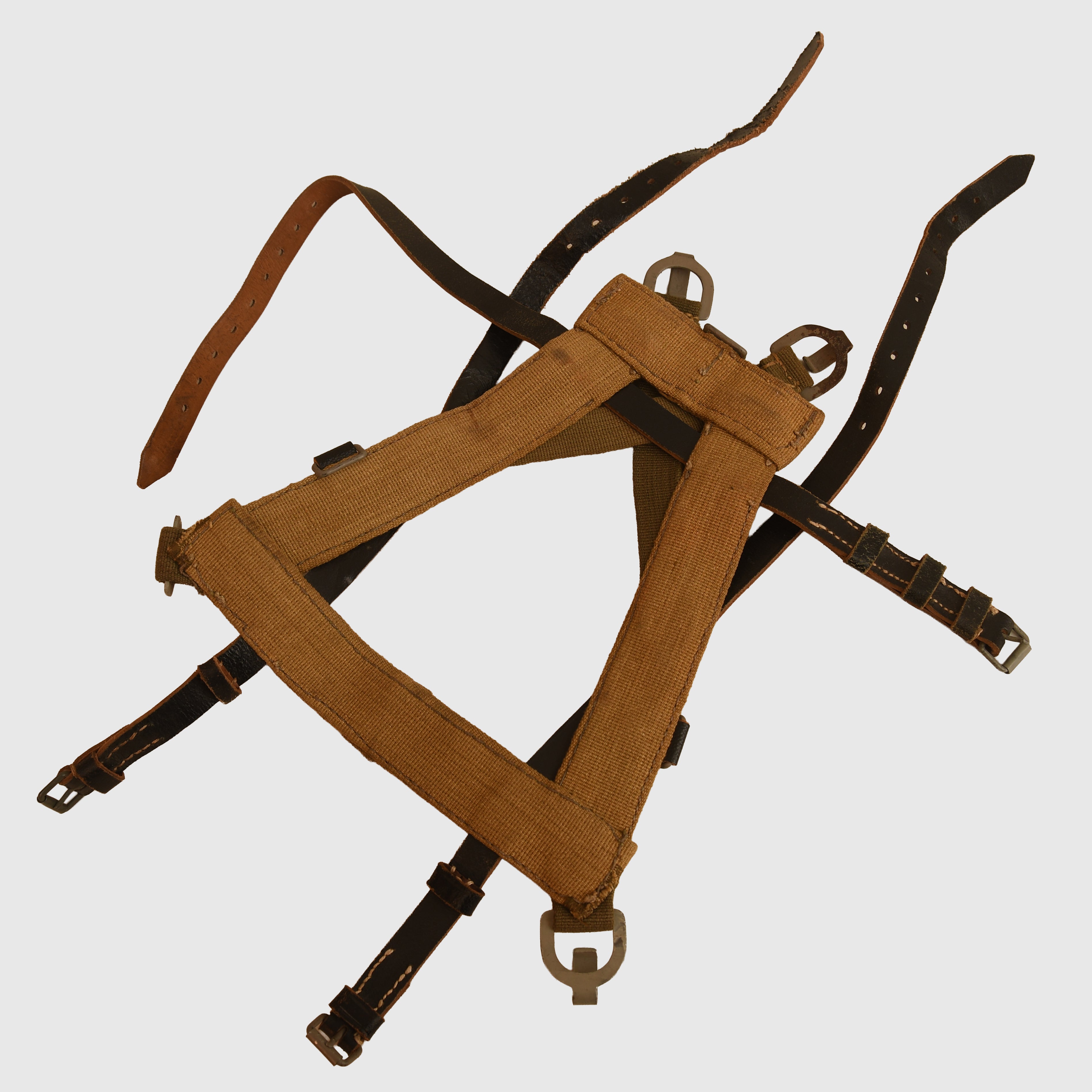 German WWII Web and Leather A Frame – Regimentals Militaria Museum
