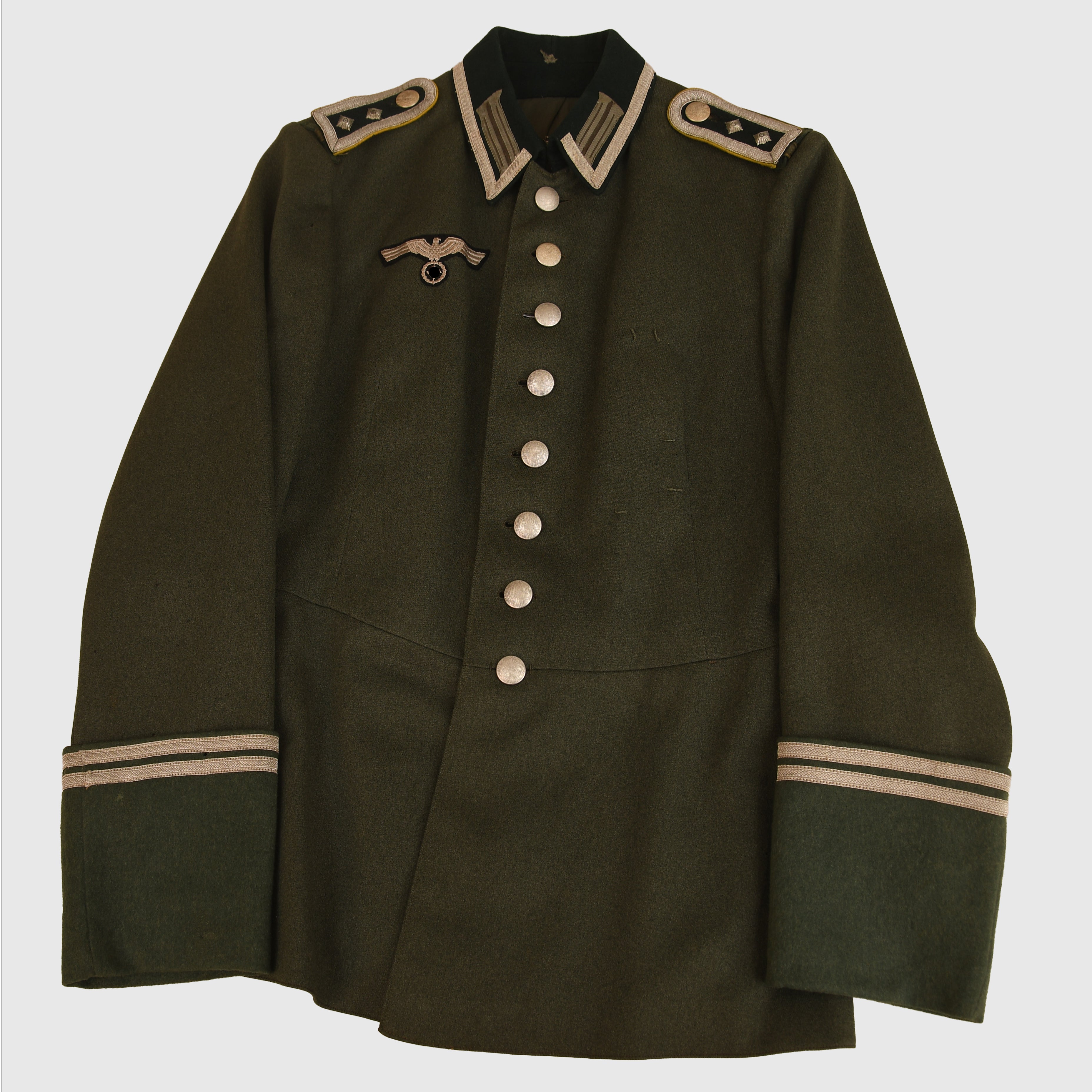 GERMAN WWII ARMY SIGNALS DER SPEISS CONVERTED PARADE TUNIC ...