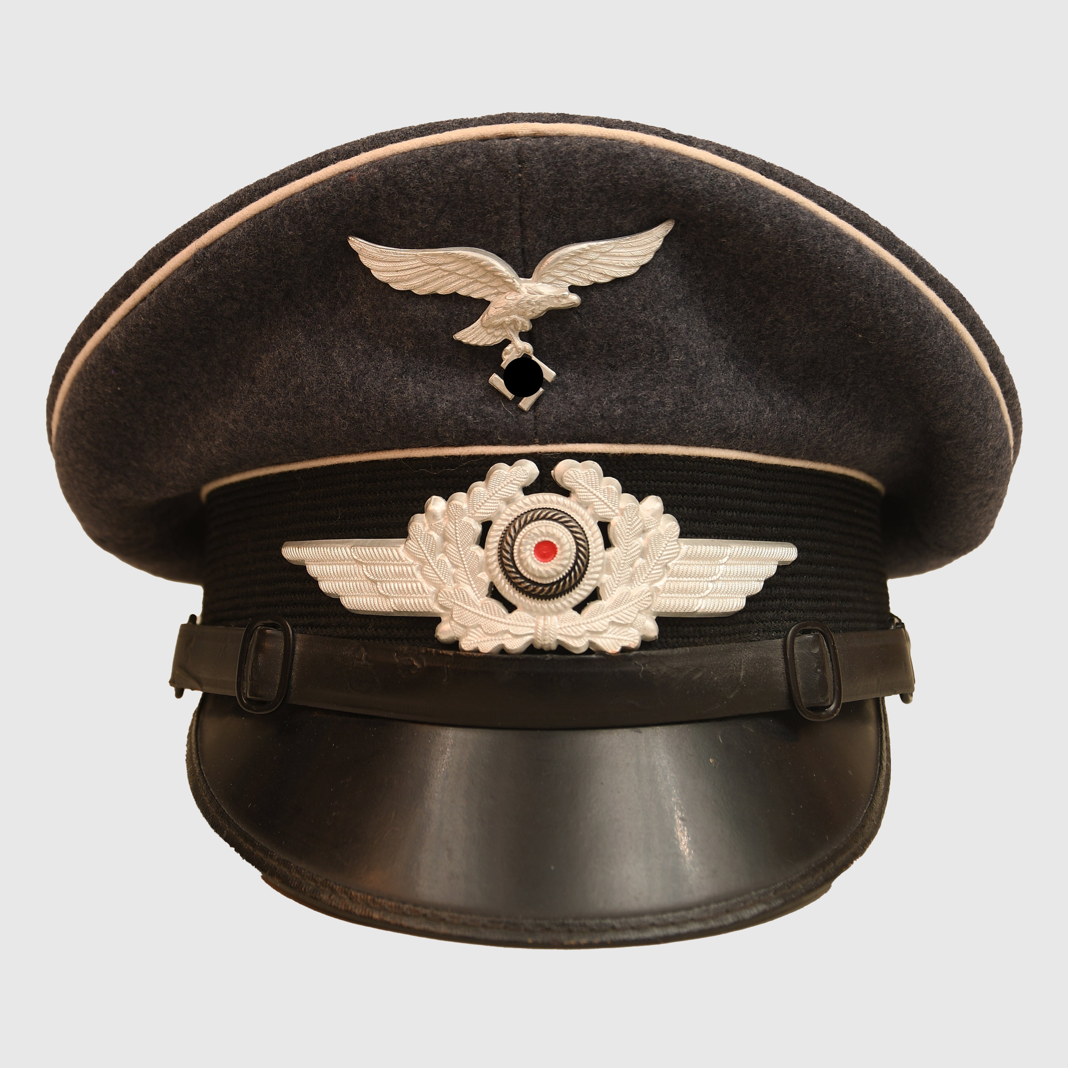 German WWII Luftwaffe Hermann Göring Division Visor Cap – Regimentals ...