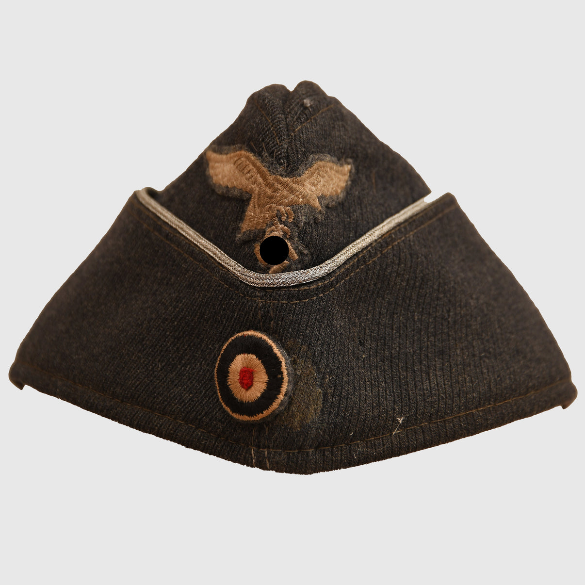German WWII Luftwaffe Officer’s Overseas Cap – Regimentals Militaria Museum